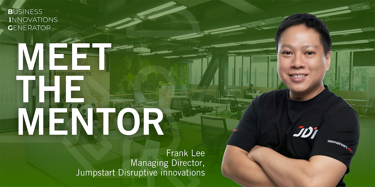 MEET THE MENTOR: FRANK LEE | Institute of Innovation & Entrepreneurship